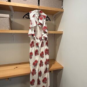 Alexander McQueen | Dresses | Alexander Mcqueen Silk Poppy Print Dress ...
